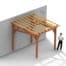 Kit Appentis Bois - Wood Structure
