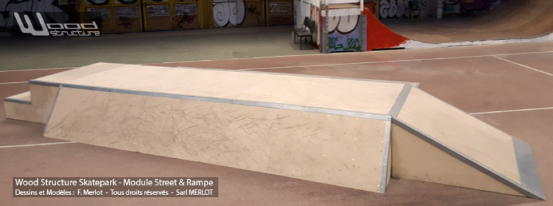 Skatepark Indoor Arras 62 - Wood Structure