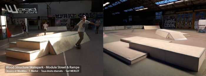 Skatepark Indoor Arras 62 - Wood Structure