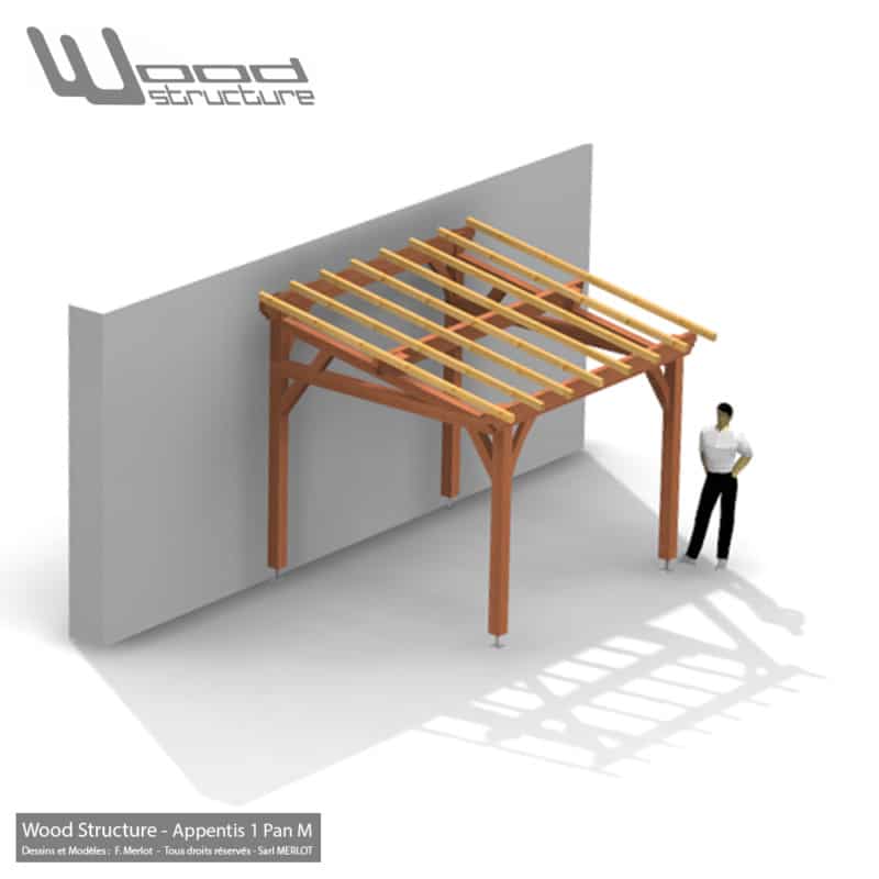 Kit Appentis Bois - Wood Structure