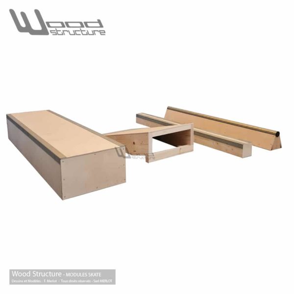 Slappy Rail Slide Grind - Wood Structure Skatepark