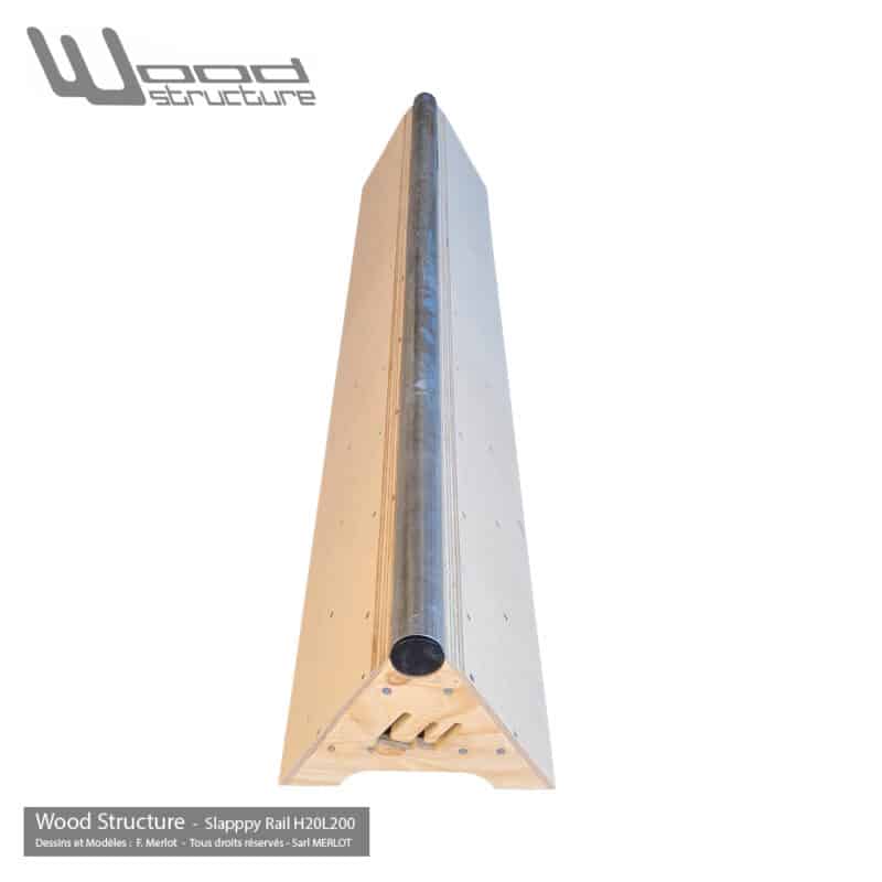 Slappy Rail Slide Grind - Wood Structure Skatepark