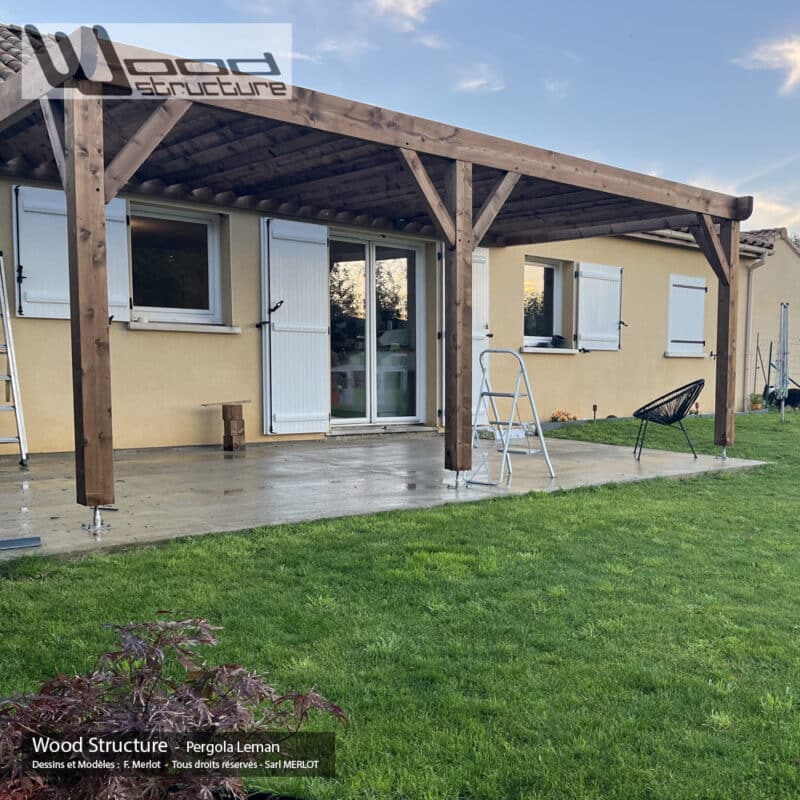 Pergola bois sur-mesure - Leman - Wood Structure