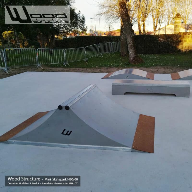 Mini Skatepark Ephémère - Wood Structure
